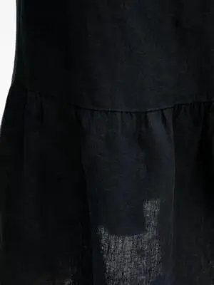 Dkny Ruffled Drawstring Skirt - Black