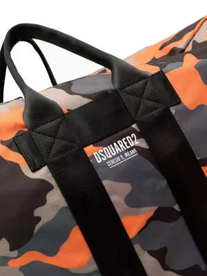 Dsquared2 Camouflage-print Zip-up Bag