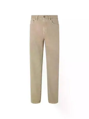 Zegna Light Taupe Cotton Roccia Pants - Neutrals