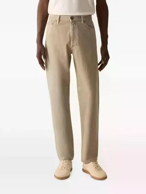 Zegna Light Taupe Cotton Roccia Pants