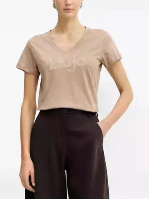 Liu Jo V-neck Logo T-shirt