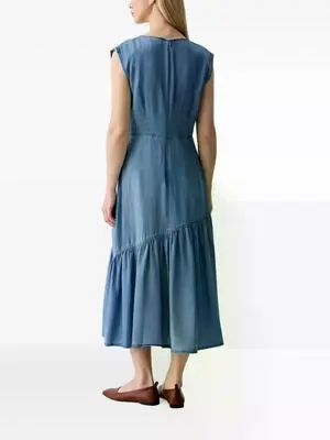 Dkny Ruffled Midi Dress
