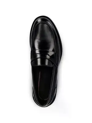 BALDININI Leather Penny Loafers