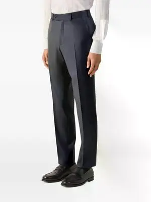 Zegna Dark Trofeo Selection Wool Suit - Blue