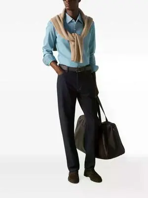 Zegna Light Cotton-denim Shirt