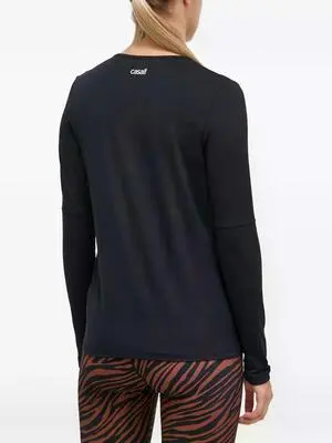 CASALL Mesh-panelled Long-sleeve T-shirt