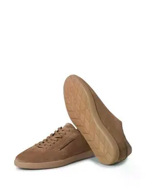 Zegna Dark Beige Suede 232 Sneakers