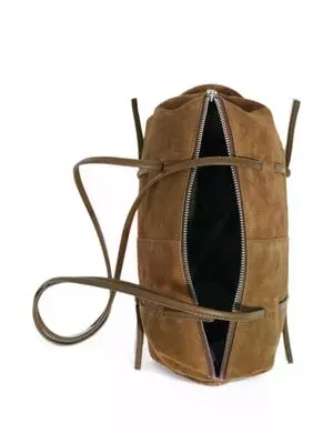 Bimba Y Lola Suede Lolita Bag - Brown