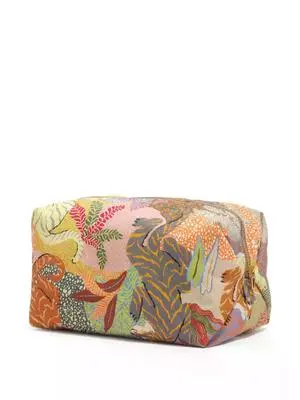 Bimba Y Lola Large Wild-print Nylon Make-up Case