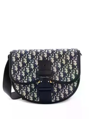 Dior Gallop Flap Messenger Bag Oblique Canvas Medium Crossbody Bag
