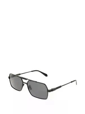 FERRAGAMO Double-bridge Geometric-frame Sunglasses
