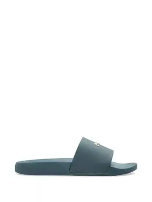 ALLSAINTS Date Logo-print Slides - Blue