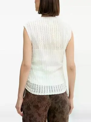 Dkny Drawstring Sleeveless Top