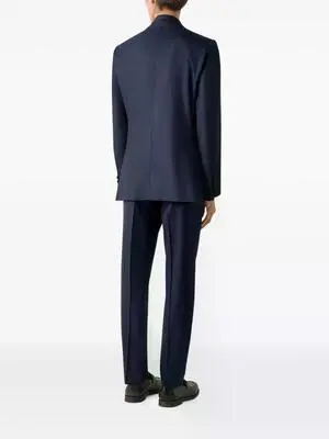 Zegna Navy- Trofeo 120mila Wool Suit - Blue