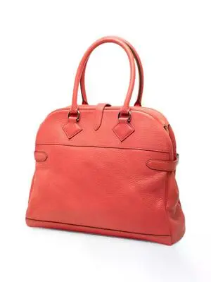 Hermès 2010 Clemence Atlas 35 Handbag - Red