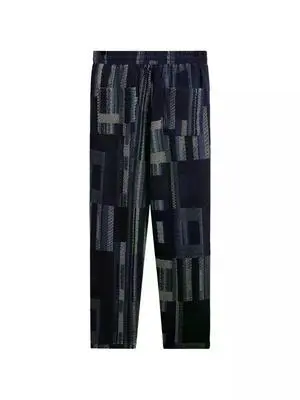 Kith Elmhurst Geometric-knit Track Pants