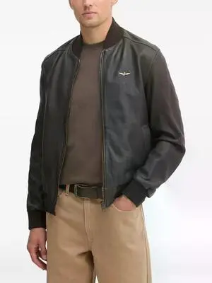 AERONAUTICA MILITARE Logo-plaque Jacket - Brown