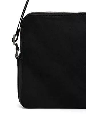Guess Logo Plaque Saffiano-effect Crossbody Bag