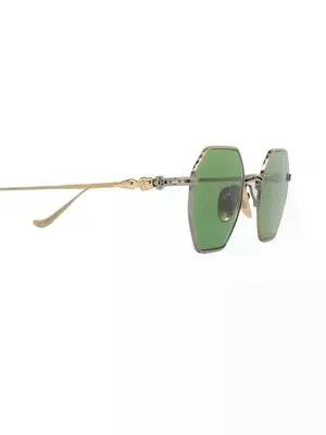 Chrome Hearts Geometric Frame Sunglasses