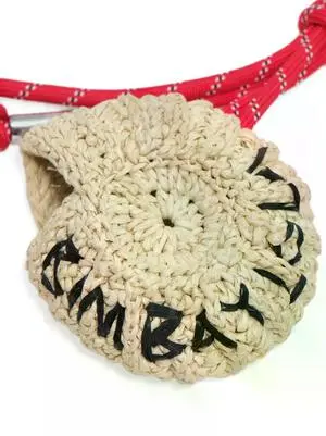 Bimba Y Lola Natural Raffia-effect Seashell Keyring