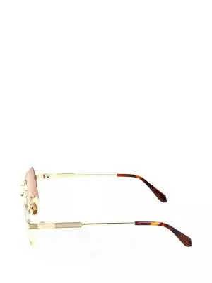 FERRAGAMO Geometric-frame Sunglasses