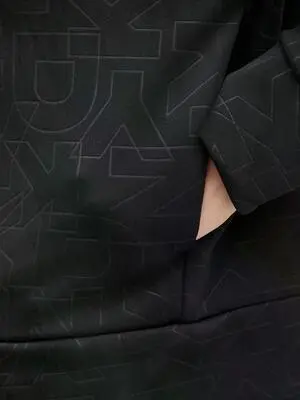 Dkny Drawstring Zip-up Hoodie