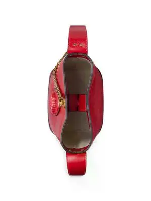 Versace Medusa '95 Chain-detail Bucket Bag - Red