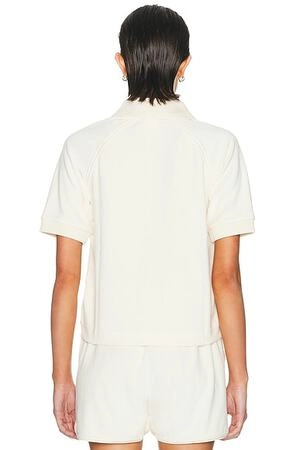 On Courtside Terry Polo Top