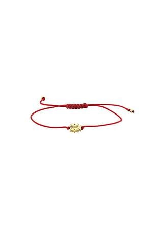 SYDNEY EVAN Tiny Ladybug Cord Bracelet