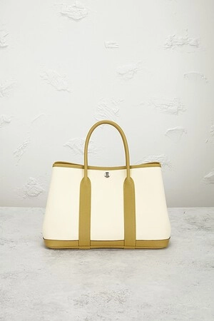 Hermès Toile & Leather Garden Party 30 Tote Bag