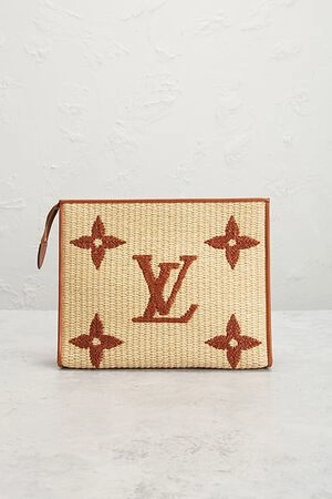 LOUIS VUITTON Monogram Giant Raffia Toiletry Pouch 26