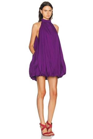 Alaïa Alaϊa Balloon Dress - Violet