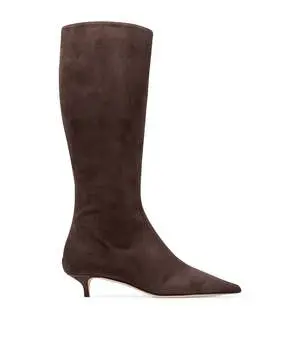 JIMMY CHOO Amis 35 Suede Knee-high Boots - Brown