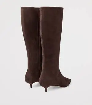 JIMMY CHOO Amis 35 Suede Knee-high Boots