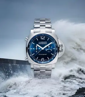 Panerai Stainless Steel Luminor Chrono Watch