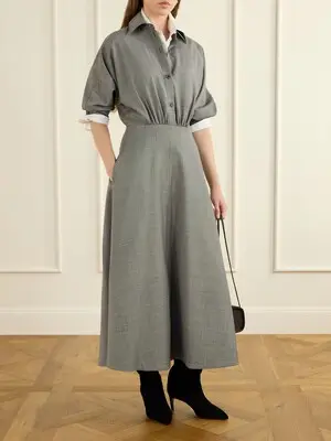 Altuzarra Eleanor Wool-blend Midi Dress