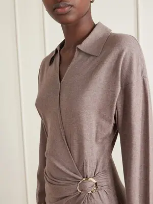 Altuzarra Ellington Draped Jersey Maxi Dress
