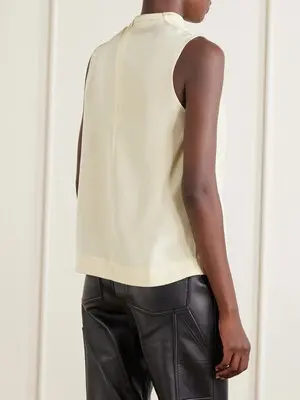 Altuzarra Alden Fringe-trimmed Silk Top
