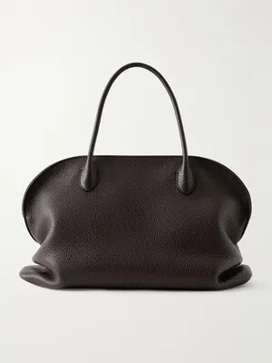 THE ROW Agnes 15 Leather Tote - Brown