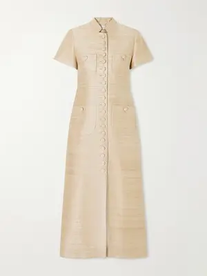 LIBEROWE Imperial Silk-blend Midi Dress