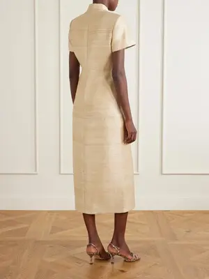 LIBEROWE Imperial Silk-blend Midi Dress