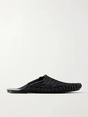 THE ROW Woven Leather Mules
