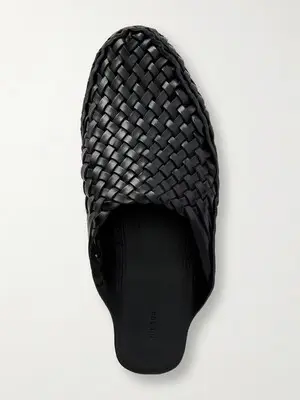 THE ROW Woven Leather Mules