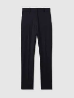 REISS Petite Wool-blend Tailored Flared Suit Trousers