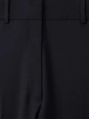 REISS Petite Wool-blend Tailored Flared Suit Trousers