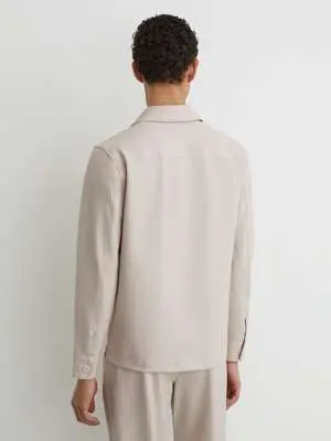 REISS Technical Regular-fit Overshirt