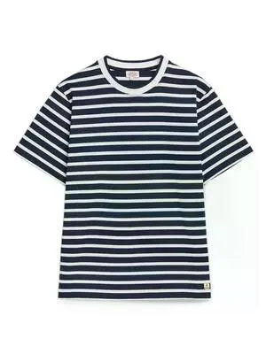 Armor Lux Striped Crew-neck T-shirt - Blue