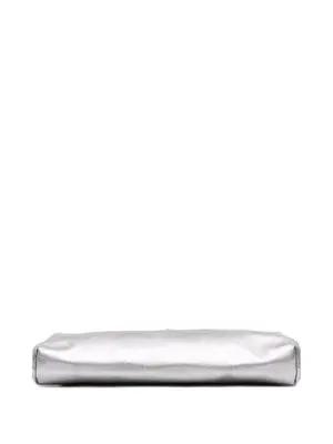 Prada 2013-2026 Metallic Saffiano Frame Clutch Bag
