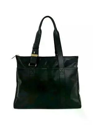 Saint Laurent Leather Tote Bag - Black