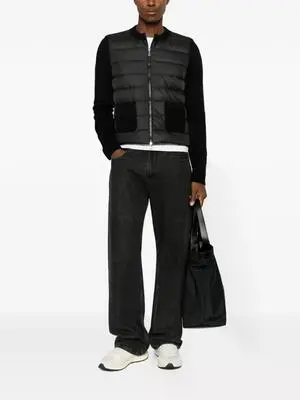 Moncler Padded Logo-patch Bomber Jacket